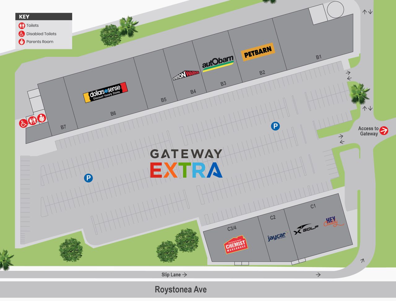 Gateway Extra Map | Gateway Shopping Centre Darwin