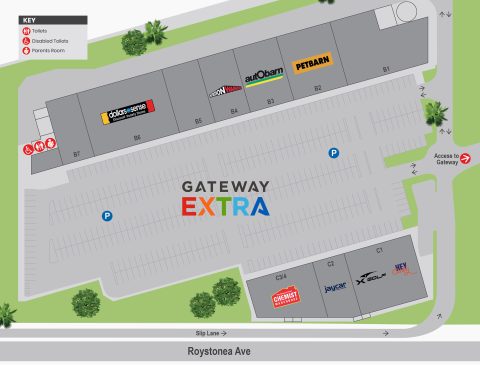 Gateway Extra Map | Gateway Shopping Centre Darwin