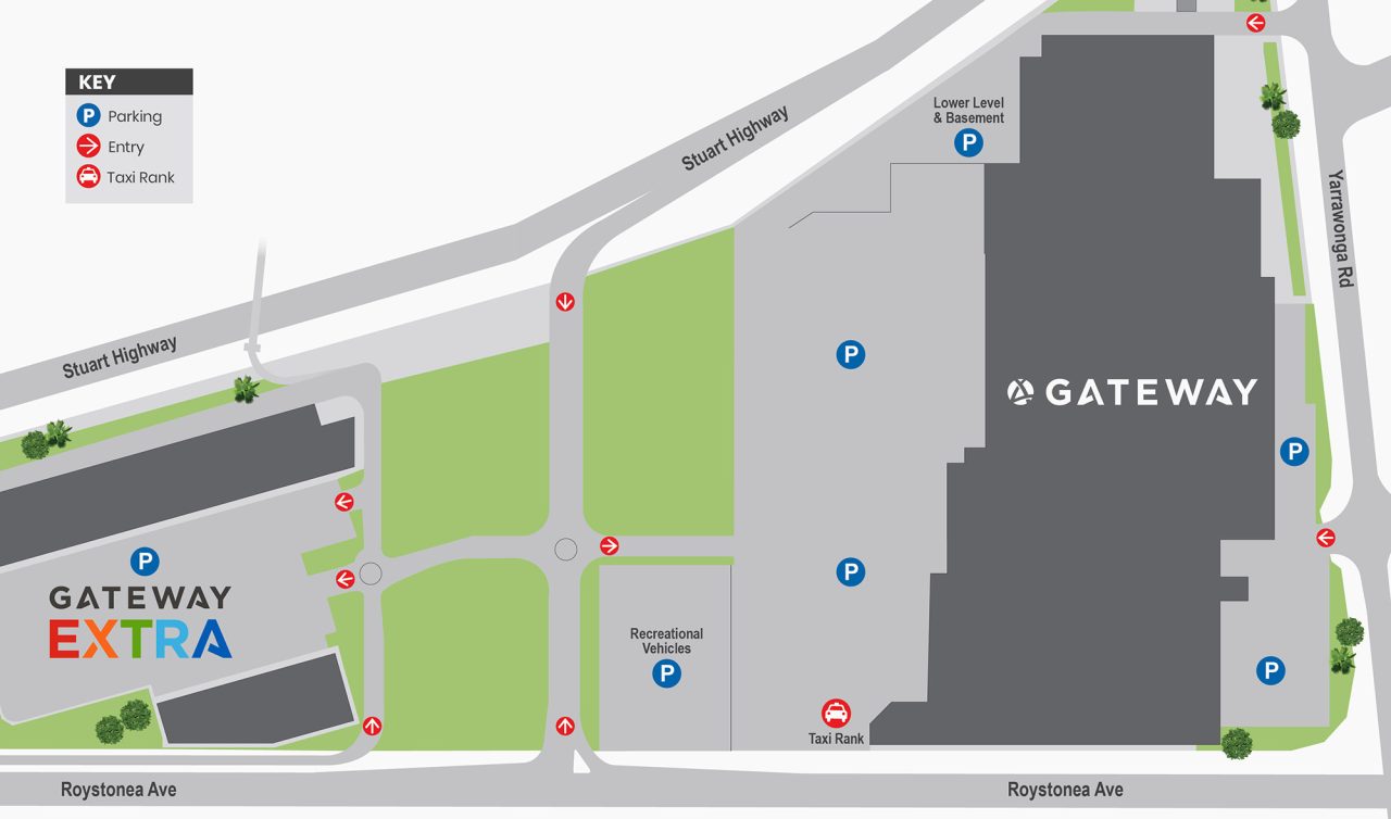 Location & Parking - Gateway Shopping Centre Darwin